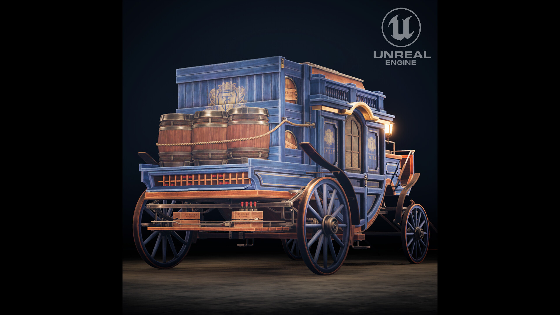 ArtStation - Stylized Wine Carriage
