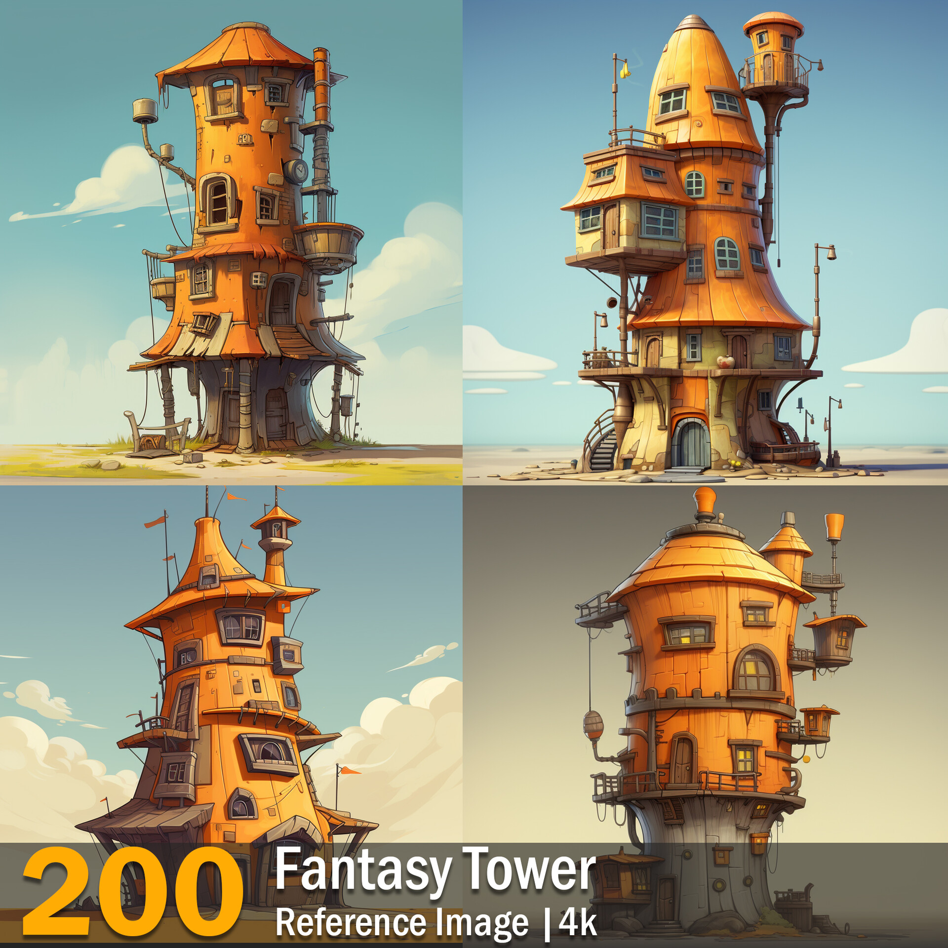 ArtStation - Fantasy Tower | Reference Images | 4K
