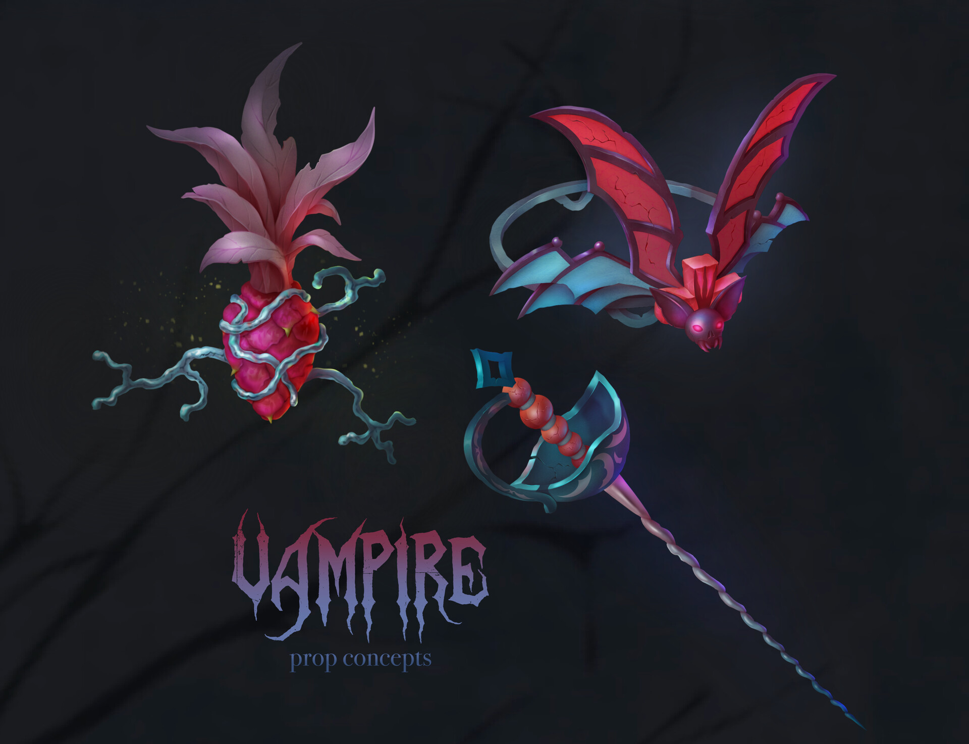 ArtStation - Vampire prop concepts