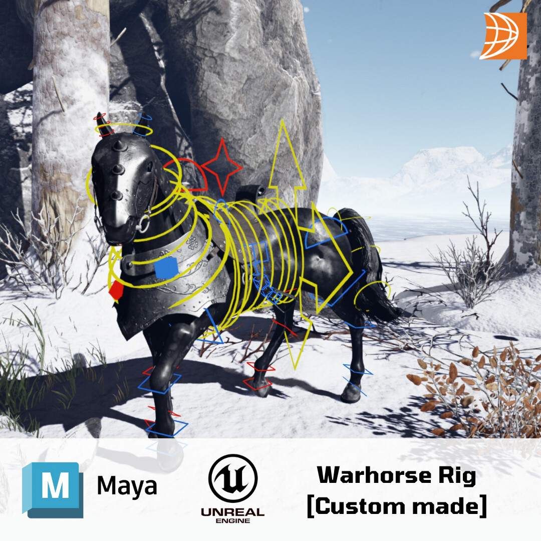 ArtStation - Warhorse Rig [Custom made]