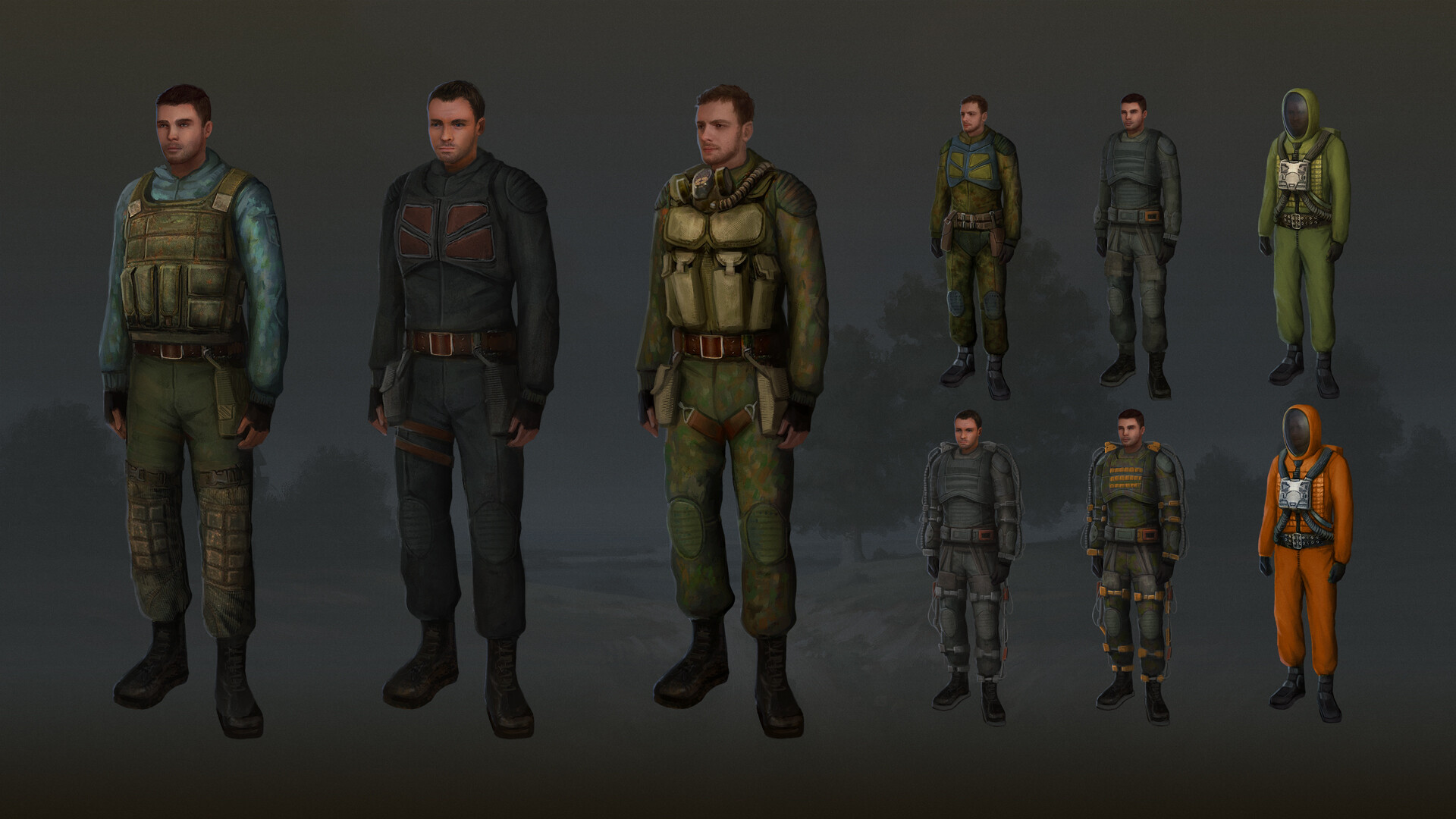 ArtStation - TRUE STALKER Main characters