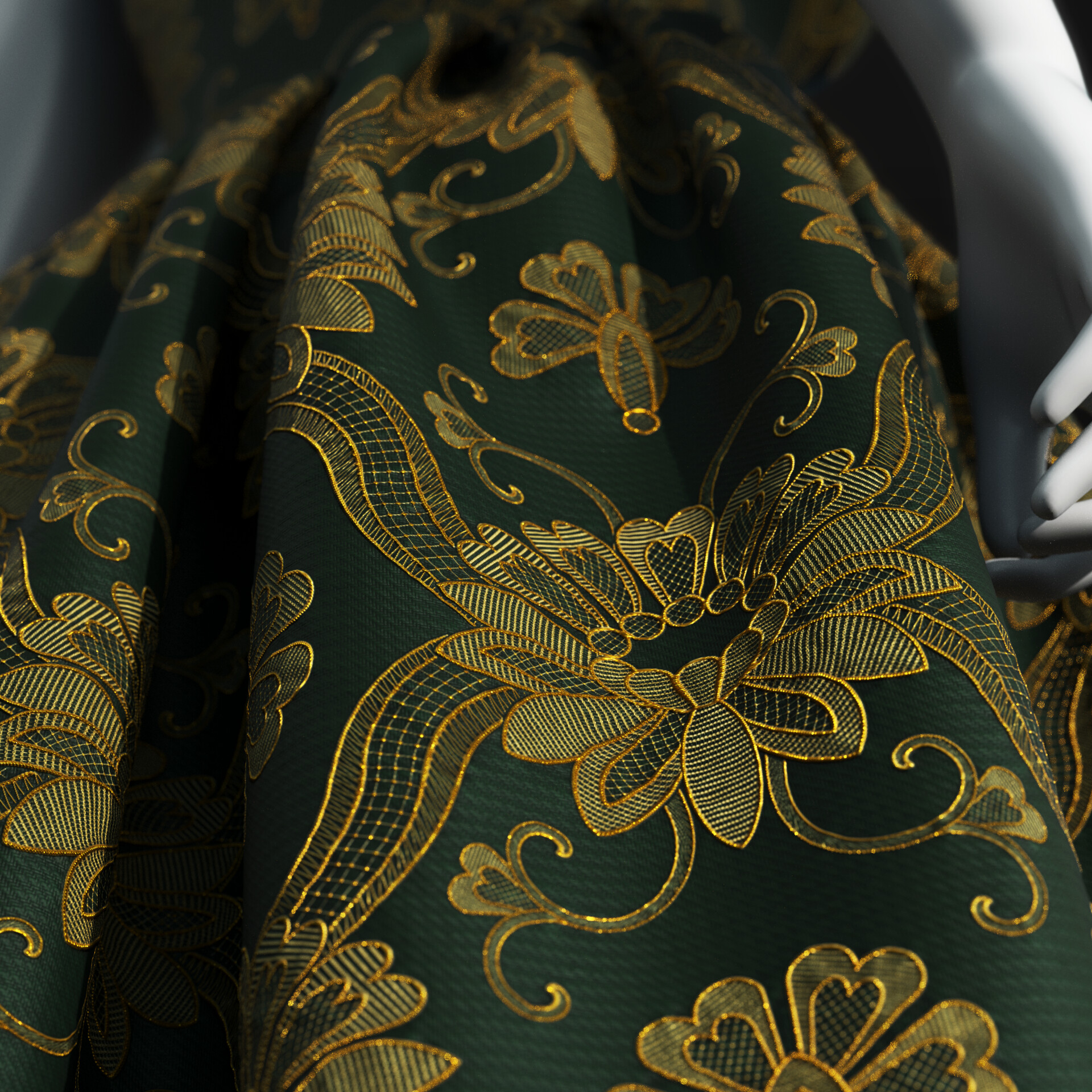 ArtStation - Damask fabric