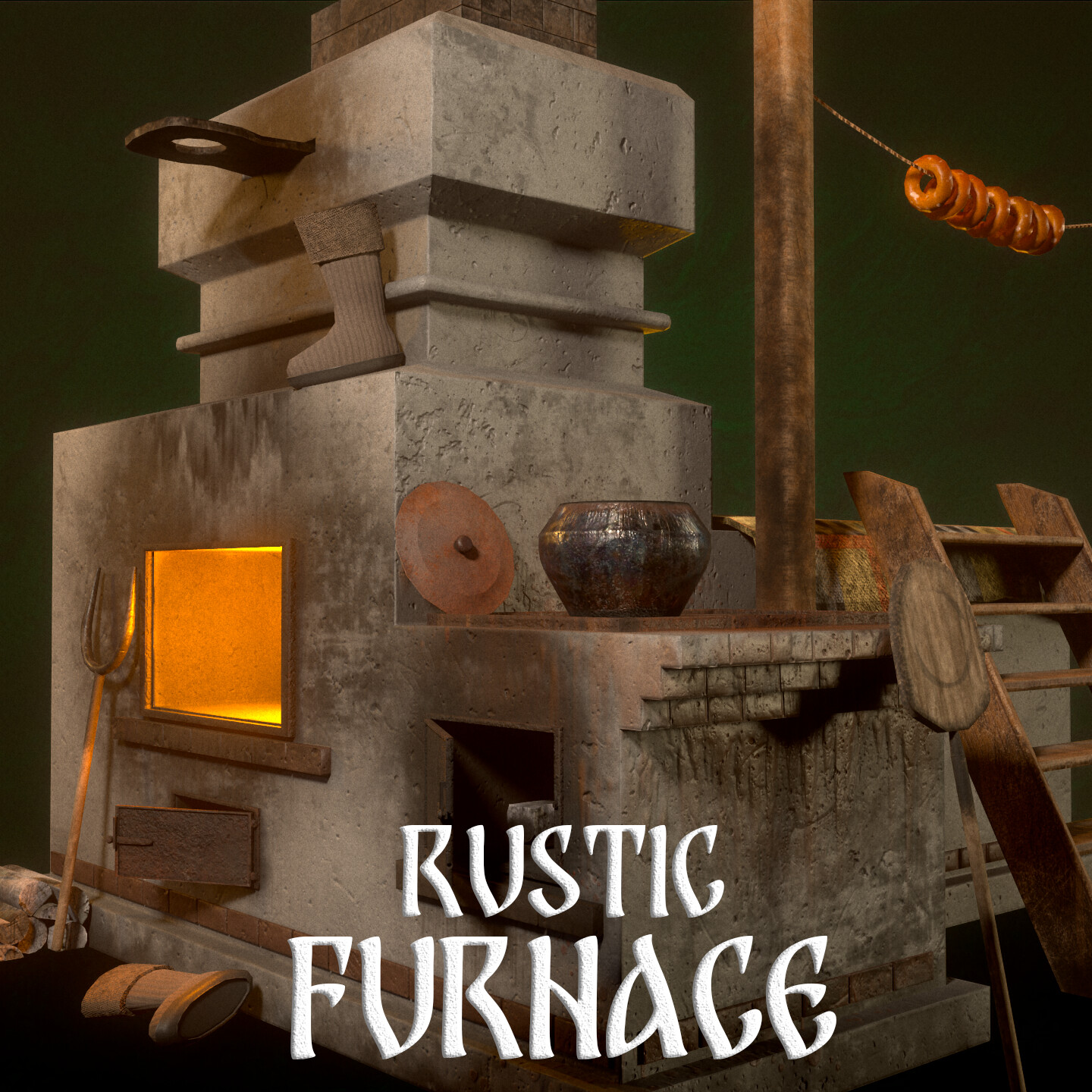 ArtStation - Rustic Furnace