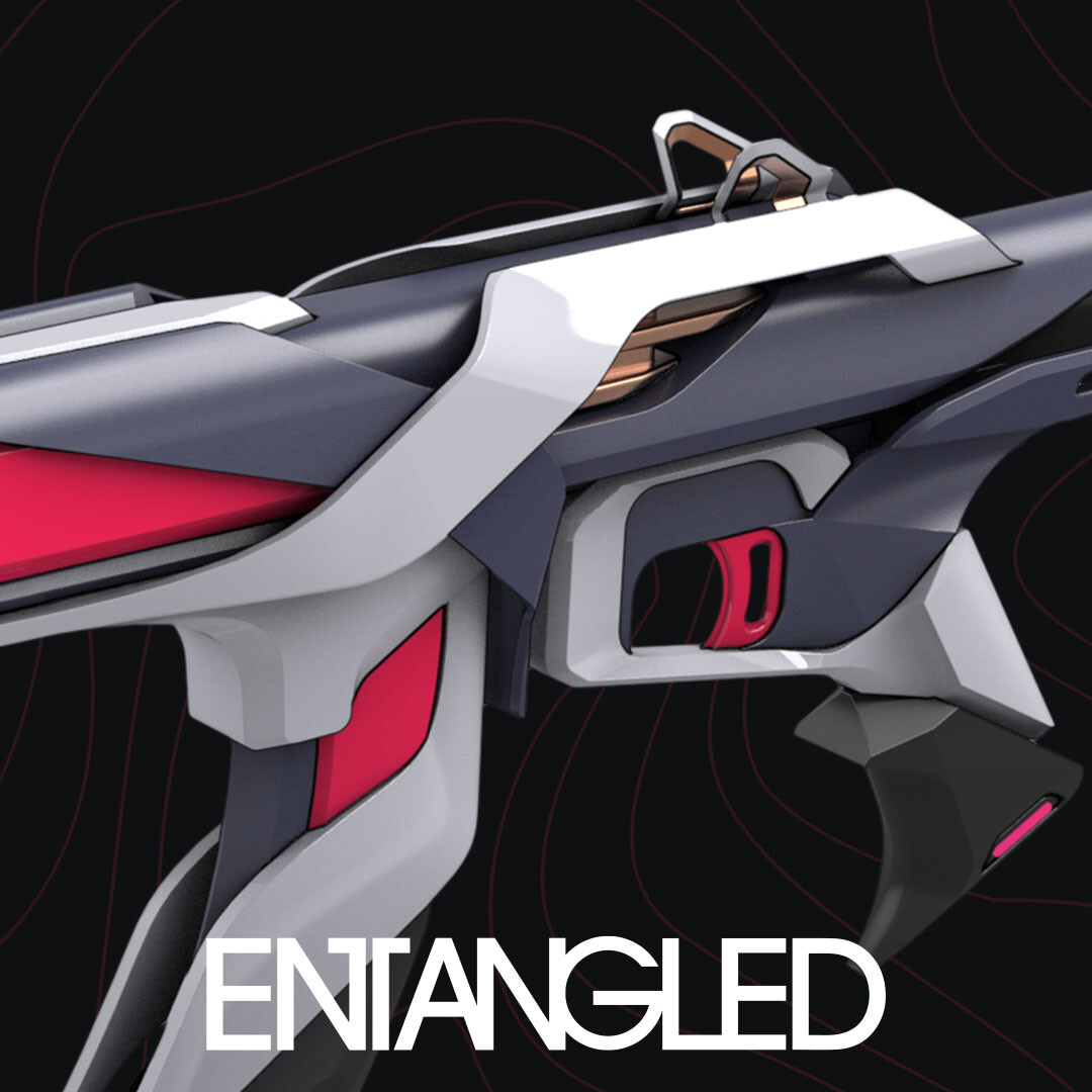 ENTANGLED Studio - ENTANGLED In-house Stylized Weapon 3D Concept