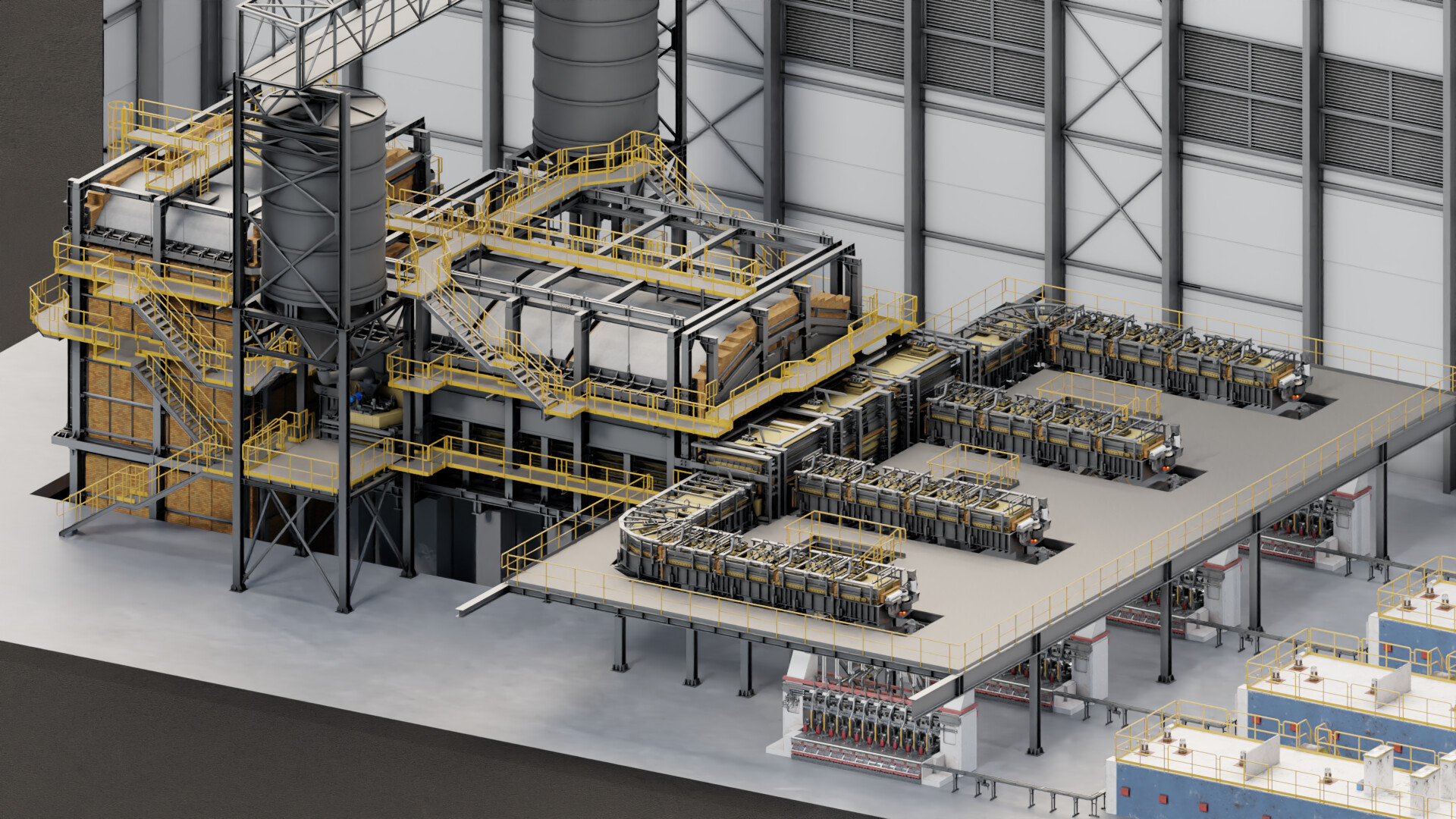 ArtStation - Float glass furnace