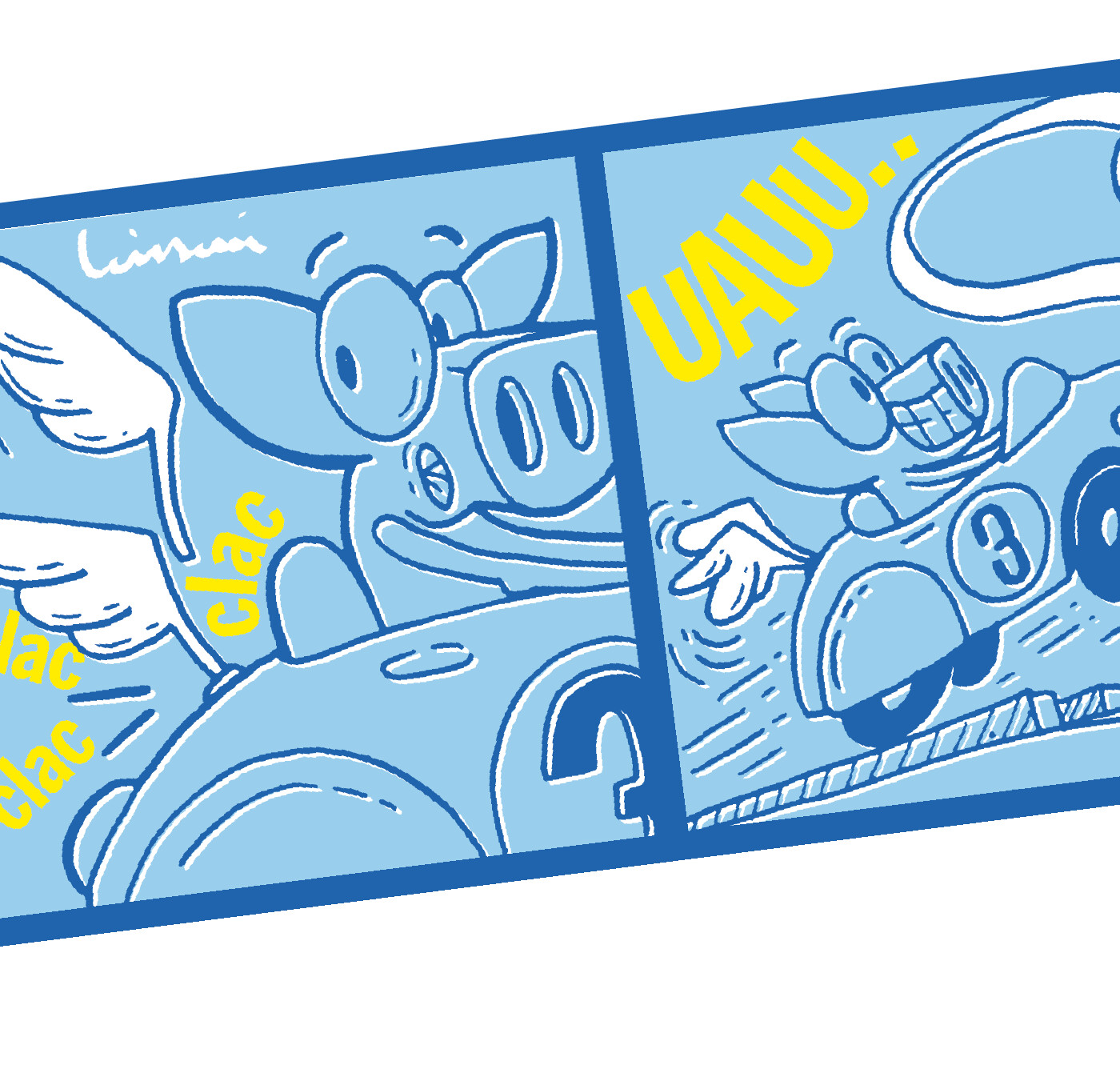 ArtStation - The curious little pig - Comic strip