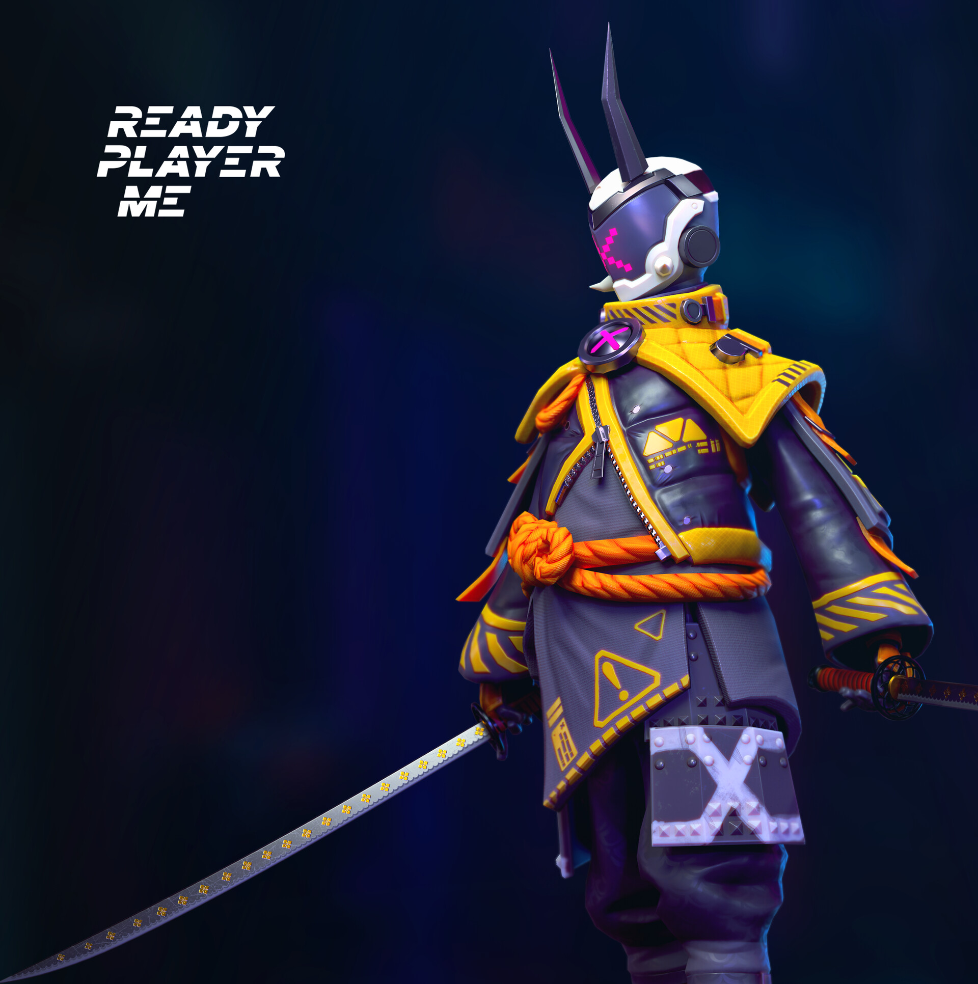 ArtStation - Ready Player Me- Samurai - Mini Royale 2023