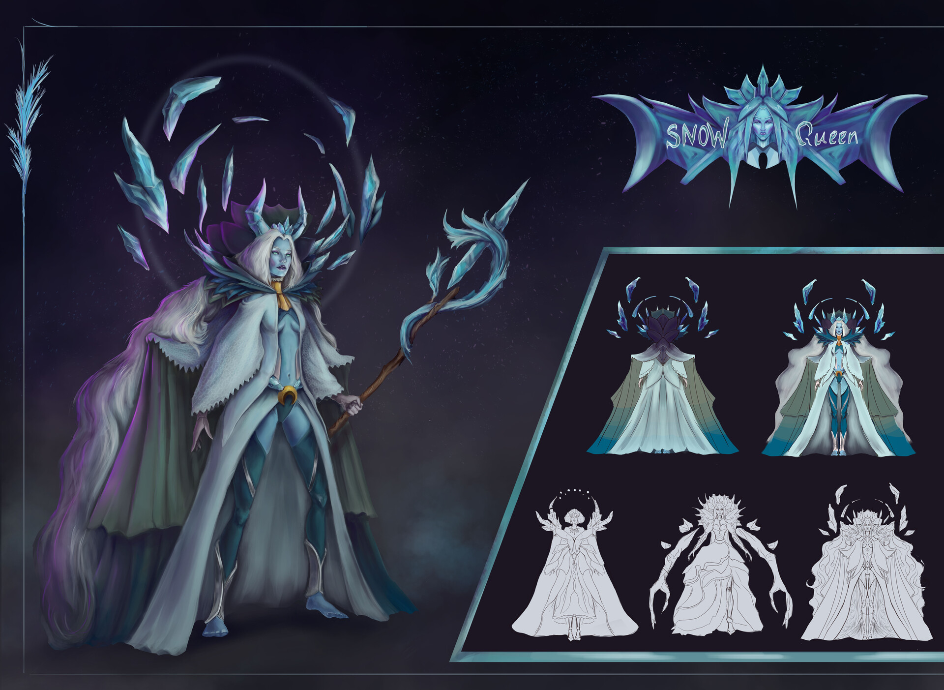 ArtStation - Snow Queen