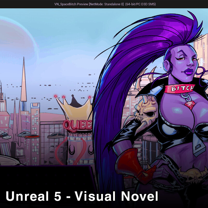 ArtStation - Unreal 5 Visual Novel Practice