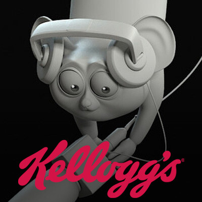 ArtStation - Microphone character for Kellogg's commercials
