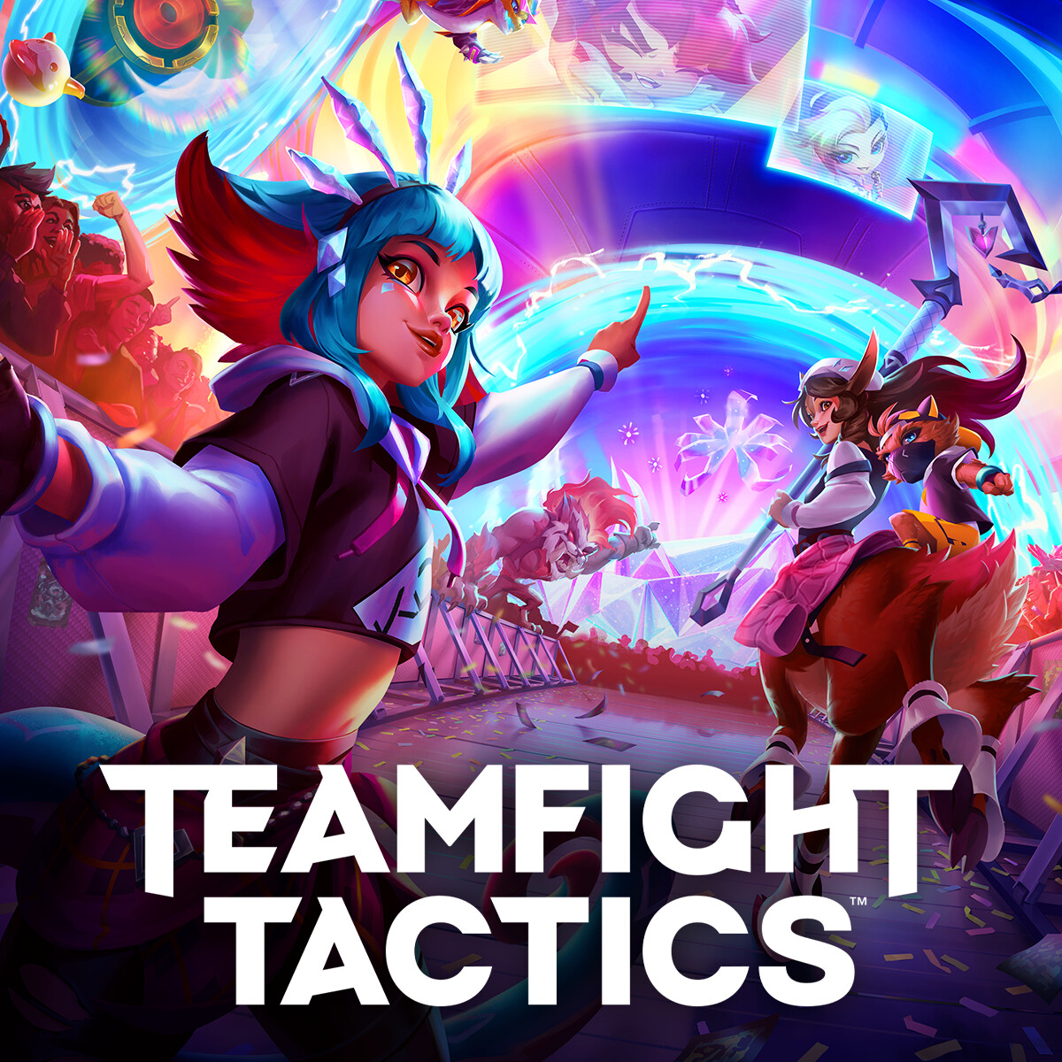 ArtStation - Teamfight Tactics: ReMix Rumble Superfan Neeko Key Visual