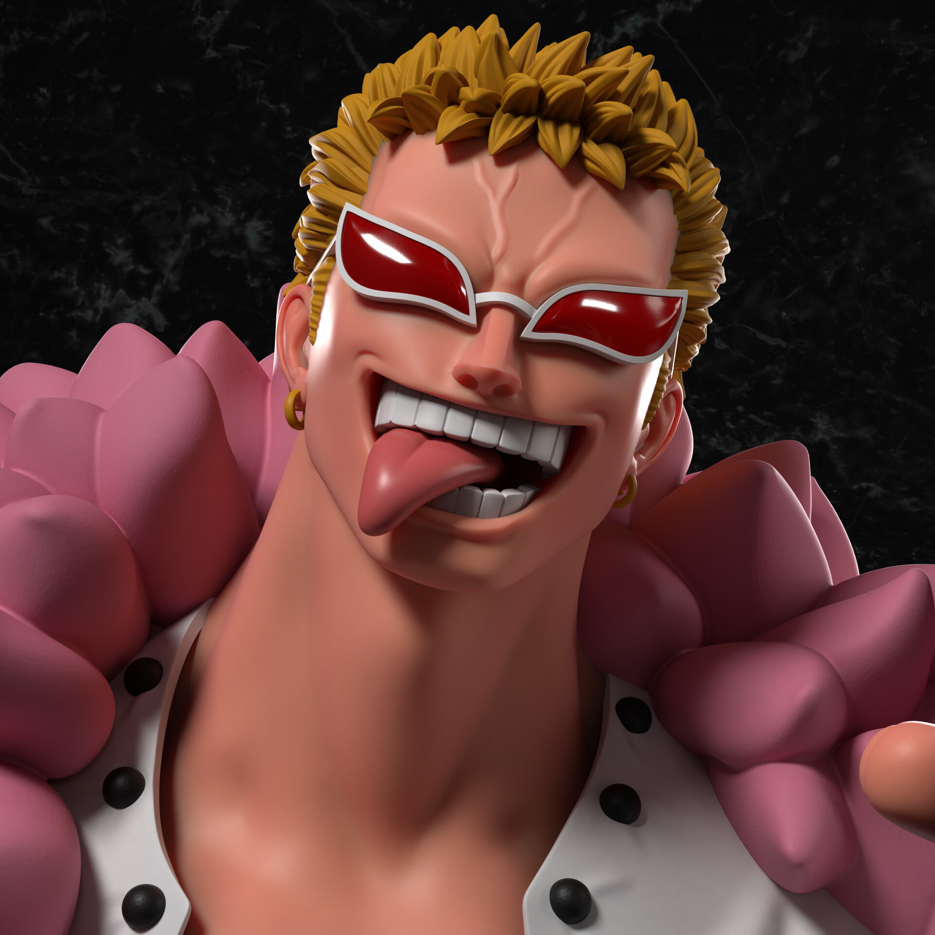 ArtStation - Donquixote Doflamingo - One Piece