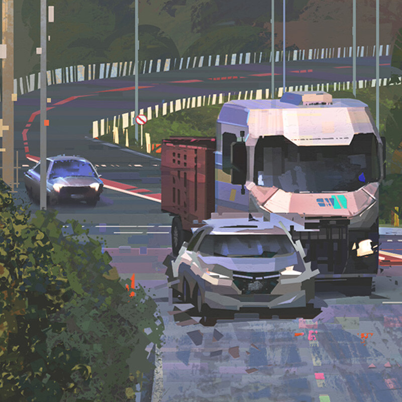 ArtStation - Road study