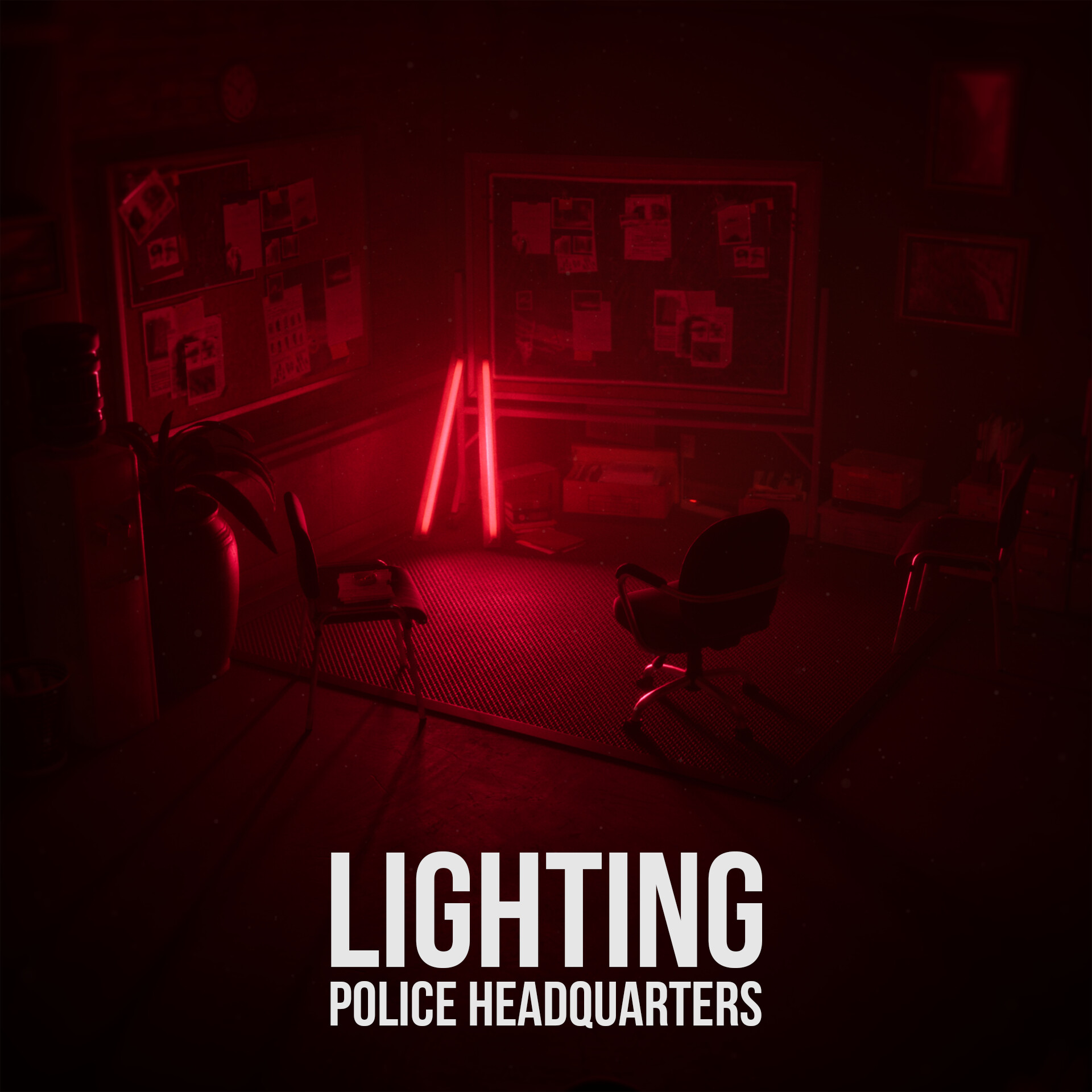 ArtStation - Lighting | Police Headquarters