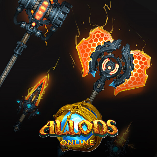ArtStation - Allods Online - 2D weapon concepts