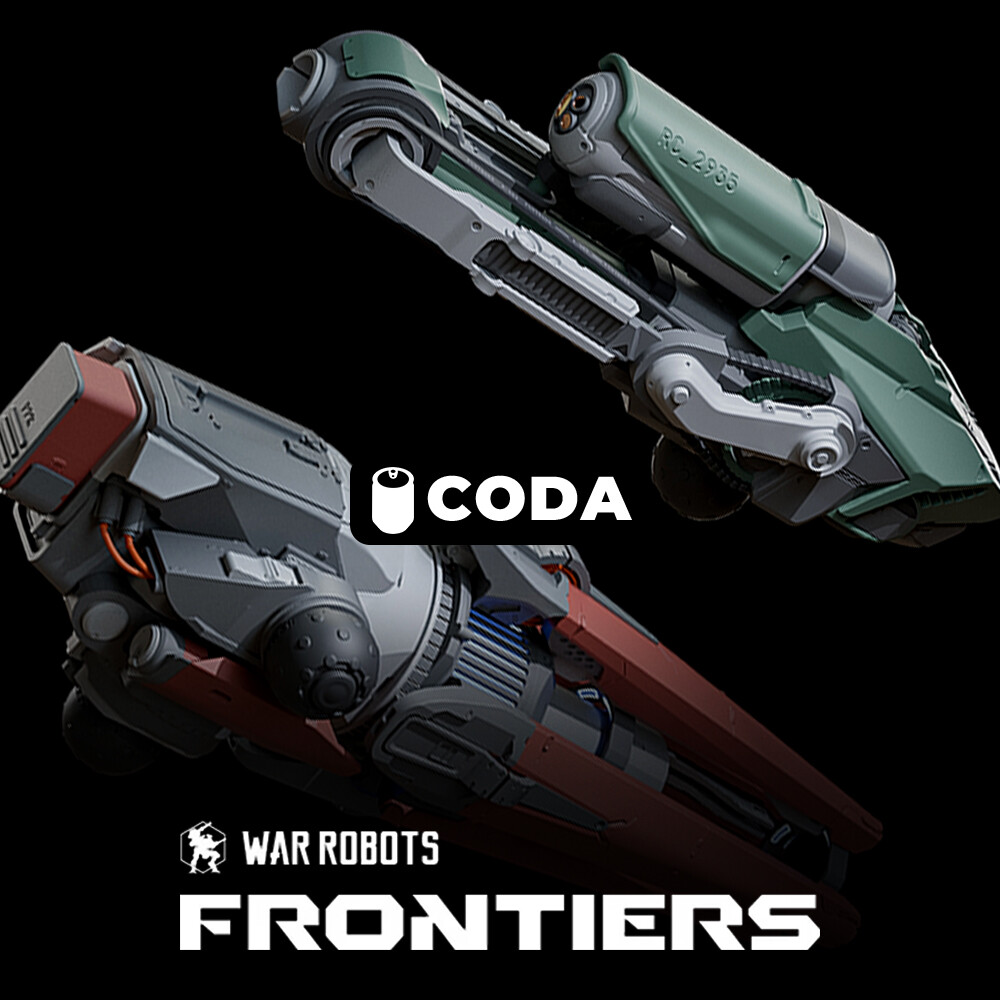 ArtStation - Weapon's Buckshot & Dragoon for "WAR ROBOTS FRONTIERS"
