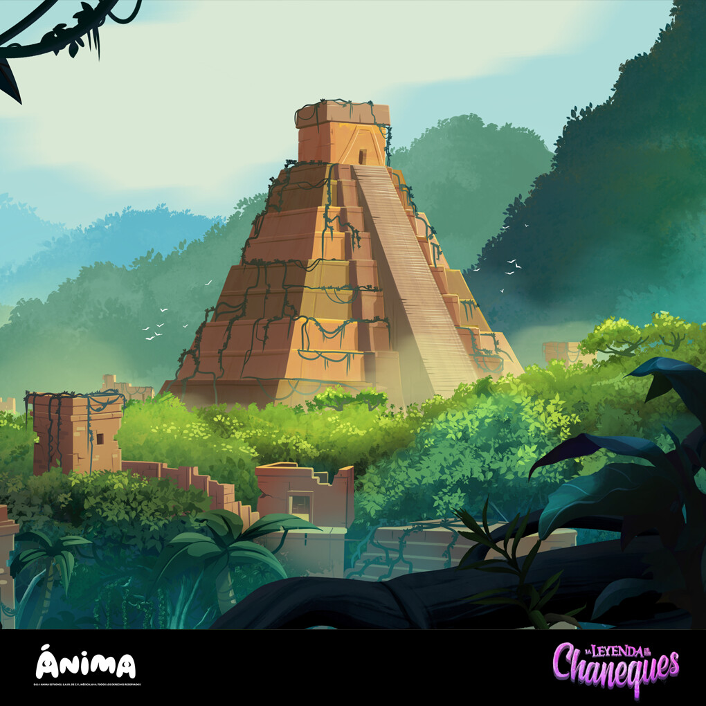 ArtStation - La Leyenda de los Chaneques- Piramide