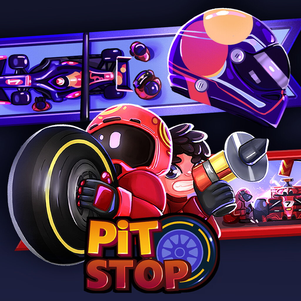 ArtStation - Pitstop - Marketing assets - Banners and animation