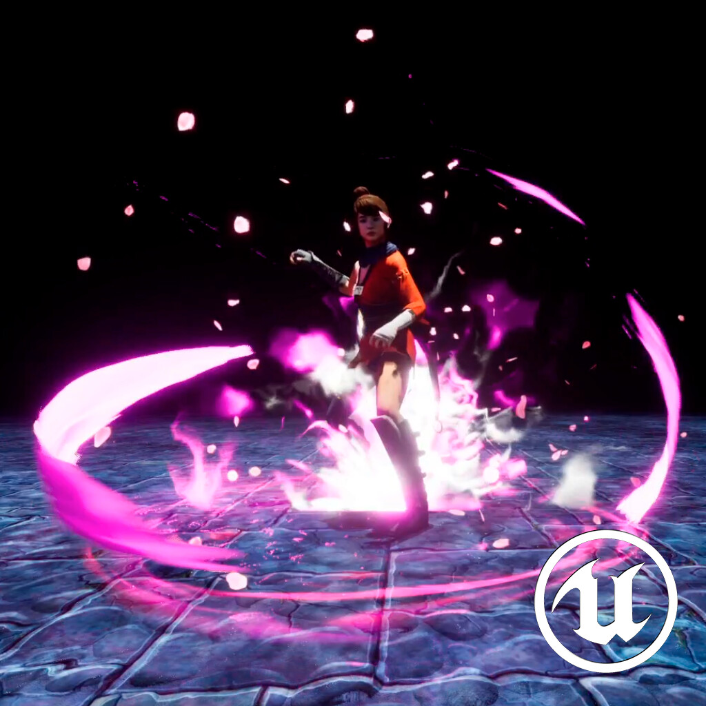 ArtStation - UE5 VFX - PU Cherry Blossom Protect