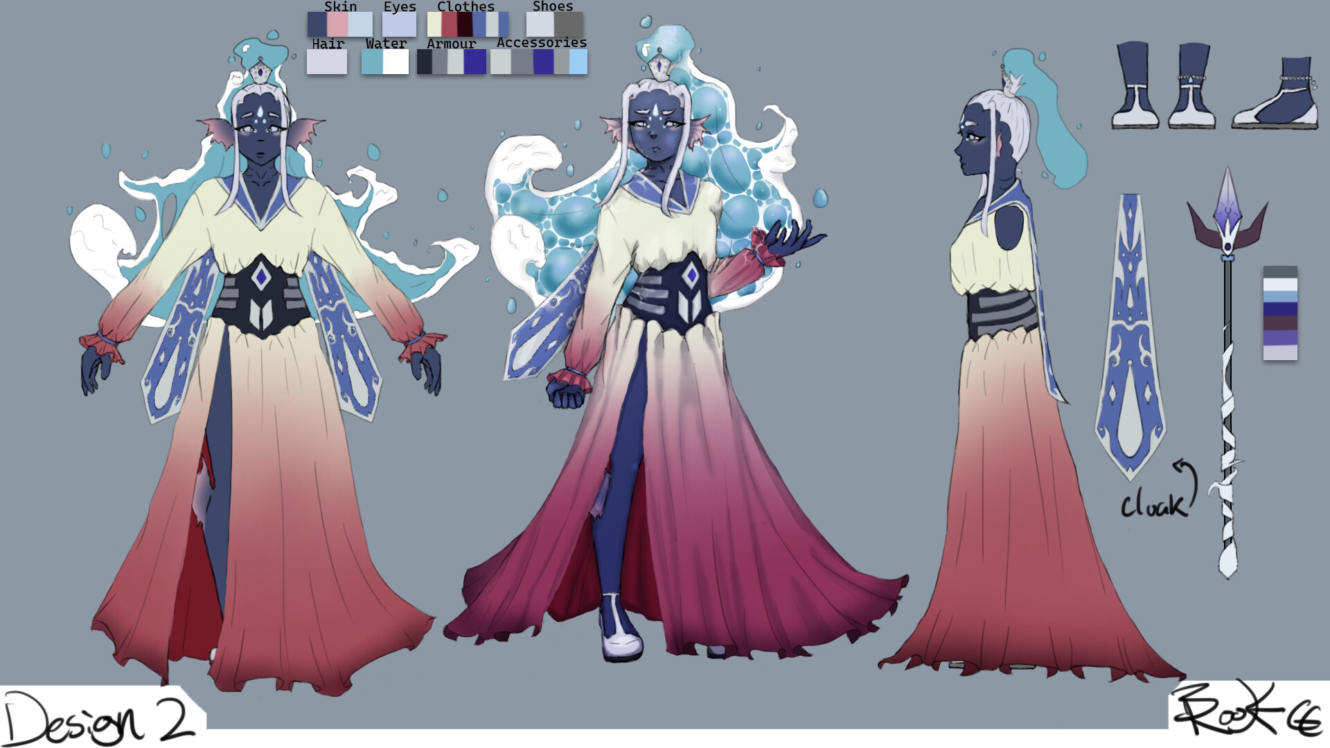 ArtStation - Water Spirit Concept Art [2022]