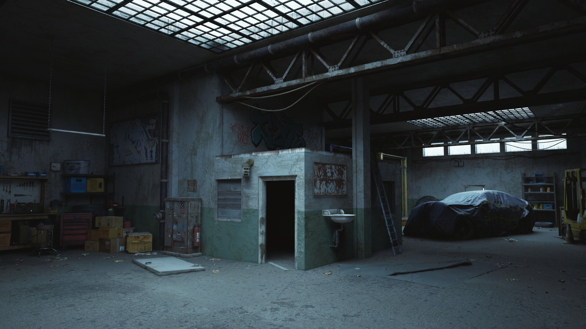 ArtStation - Abandoned garage [UE5.2]