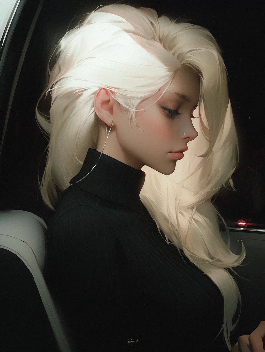 ArtStation - Please Wait For Me in The Car