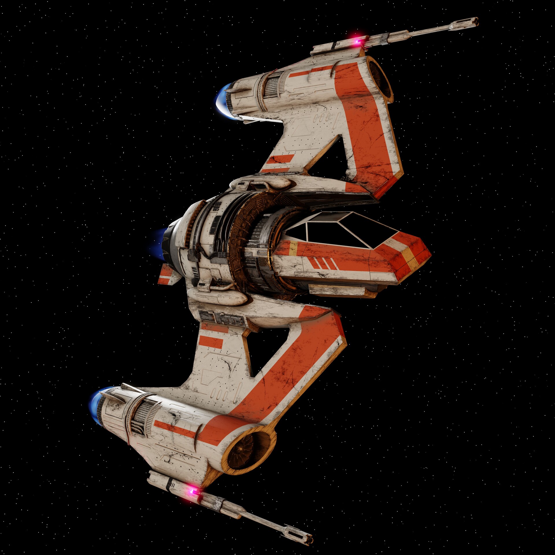 ArtStation - (WIP) E-Wing Starfighter