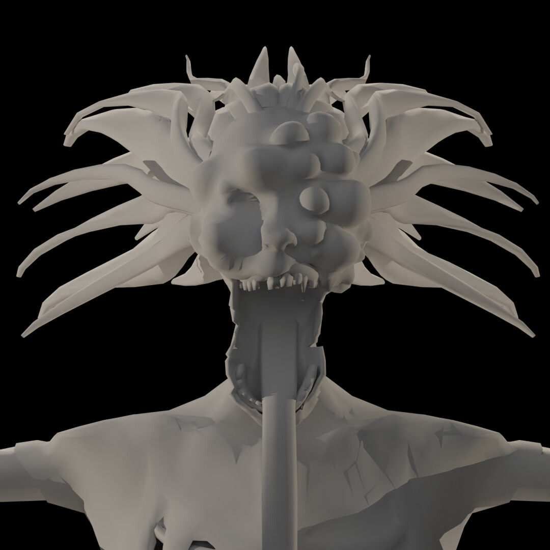 ArtStation - Intern Project - 3D Wewe Mammary Mystique Character Modeling