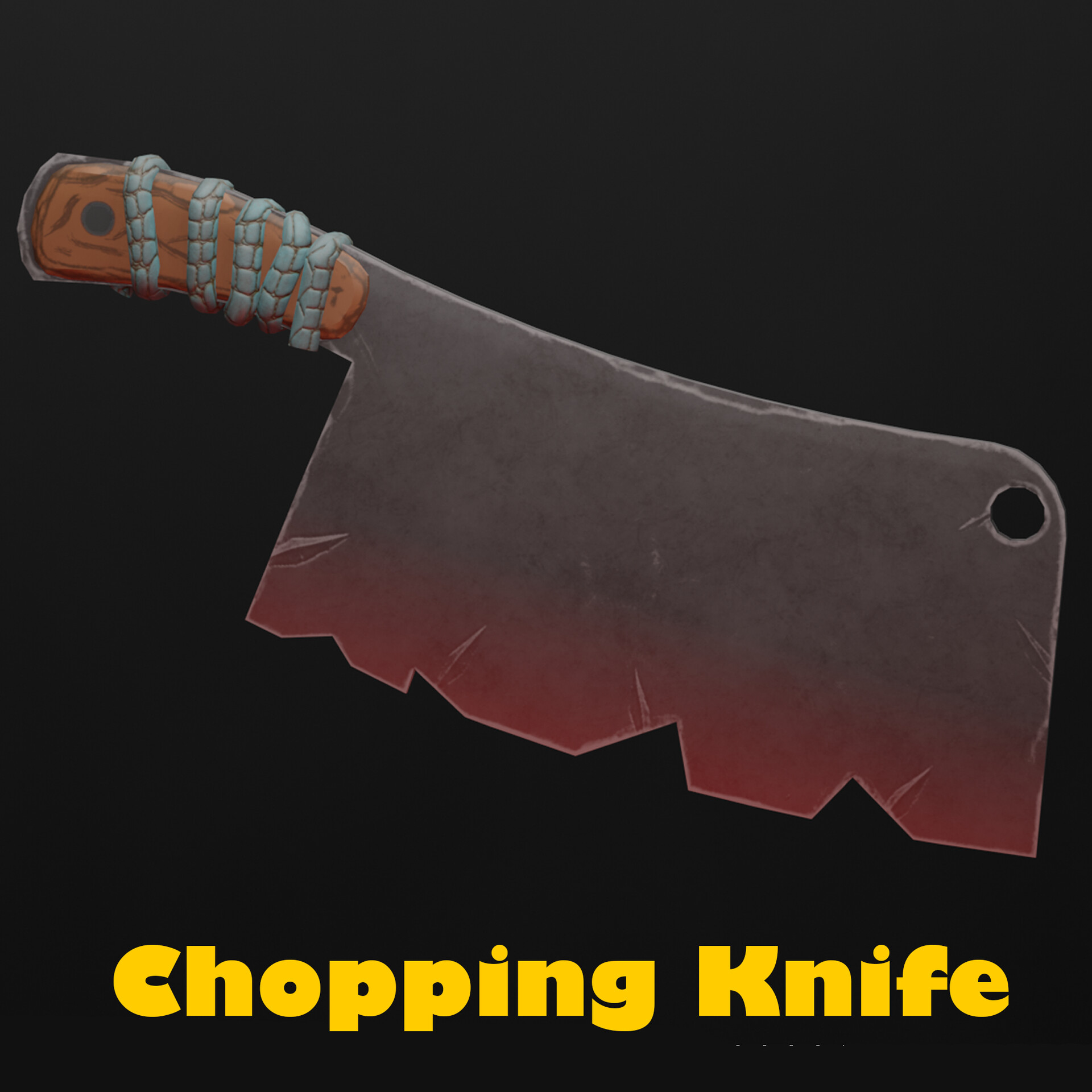 ArtStation - Chopping Knife 3D