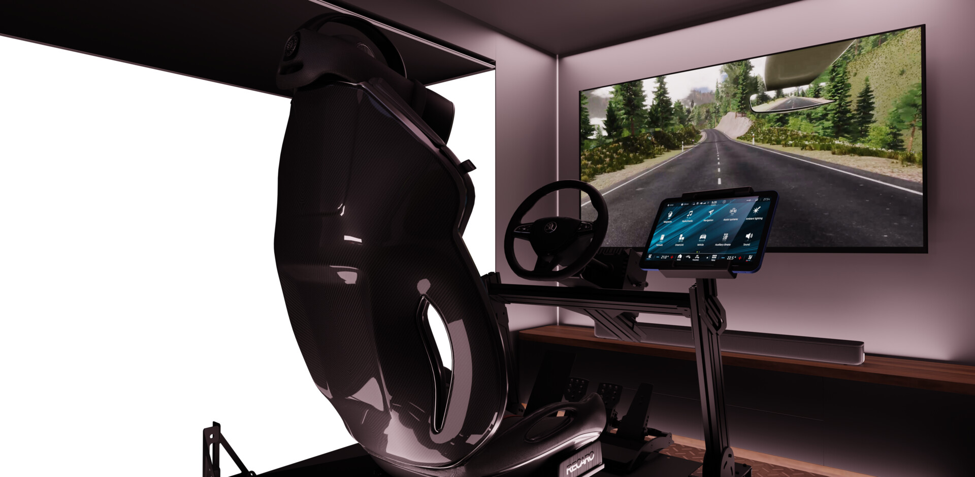 ArtStation - 3D Simulator design for Association of Autoschool Czech Republic