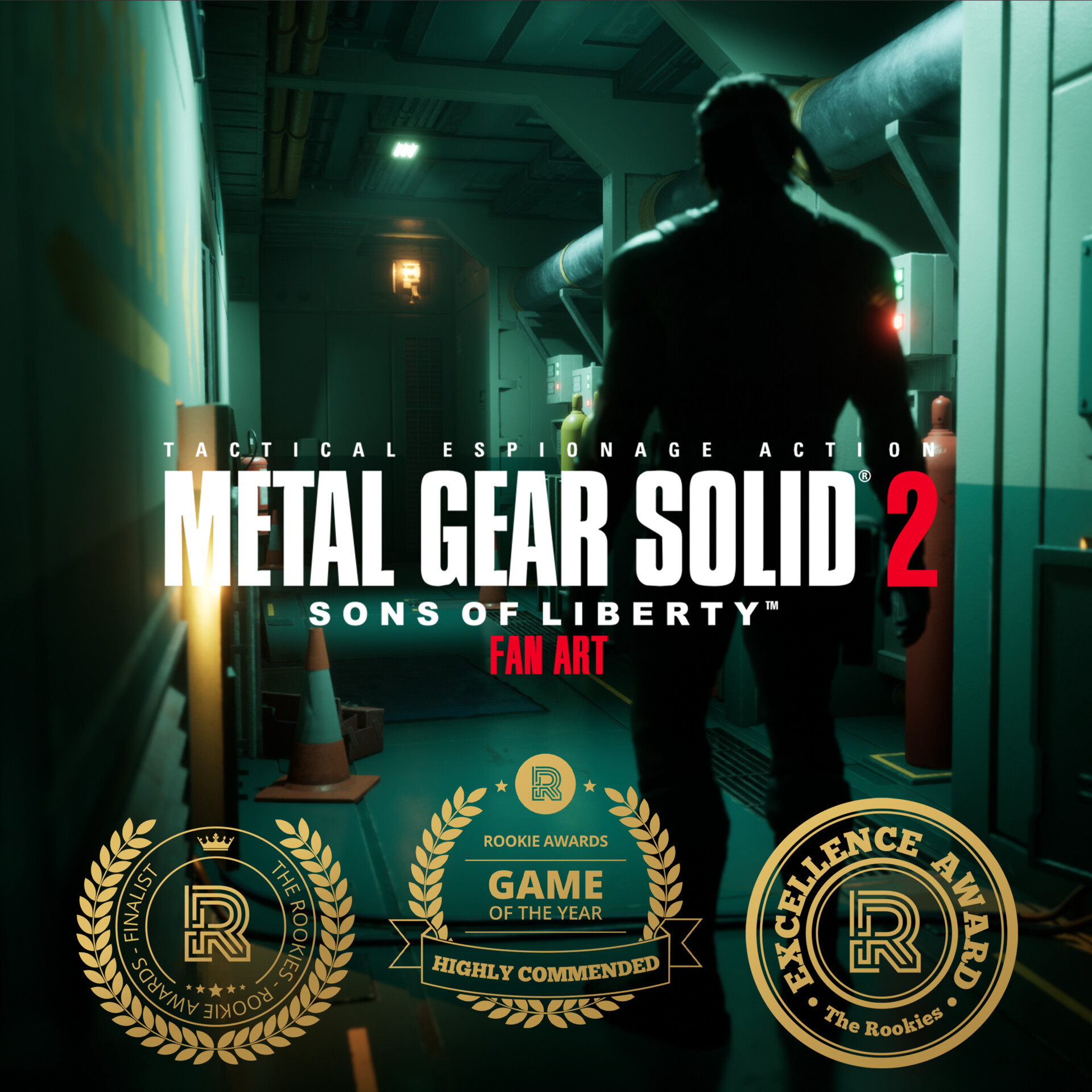 ArtStation - METAL GEAR SOLID FAN ART LIGHTING