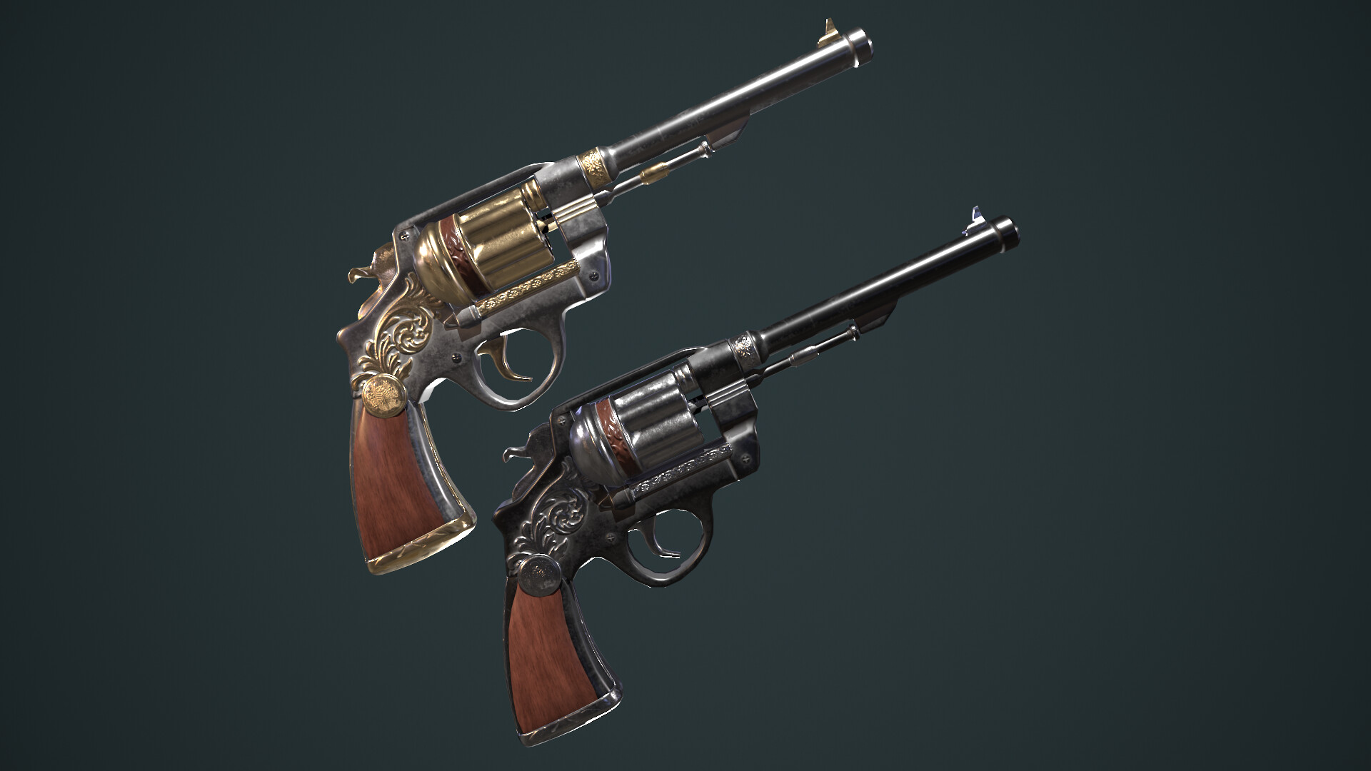 ArtStation - Engraved Revolver