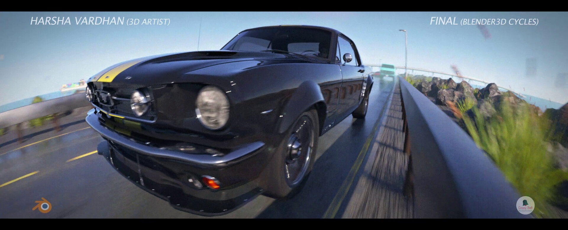 ArtStation - Ford Mustang Cinematic Animation CGI By Harsha Vardhan