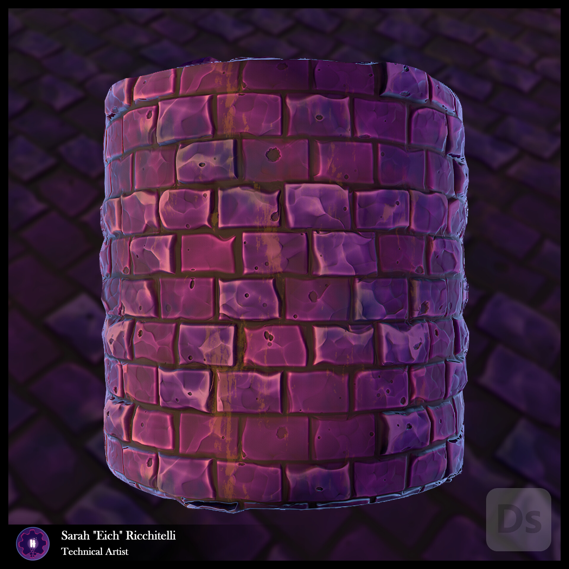 Sarah Eich Ricchitelli - Stylized Bricks