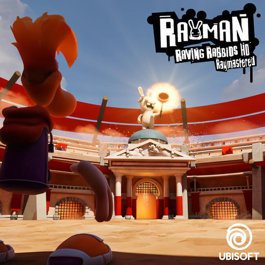 ArtStation - Rayman Raving Rabbids HD-fanart