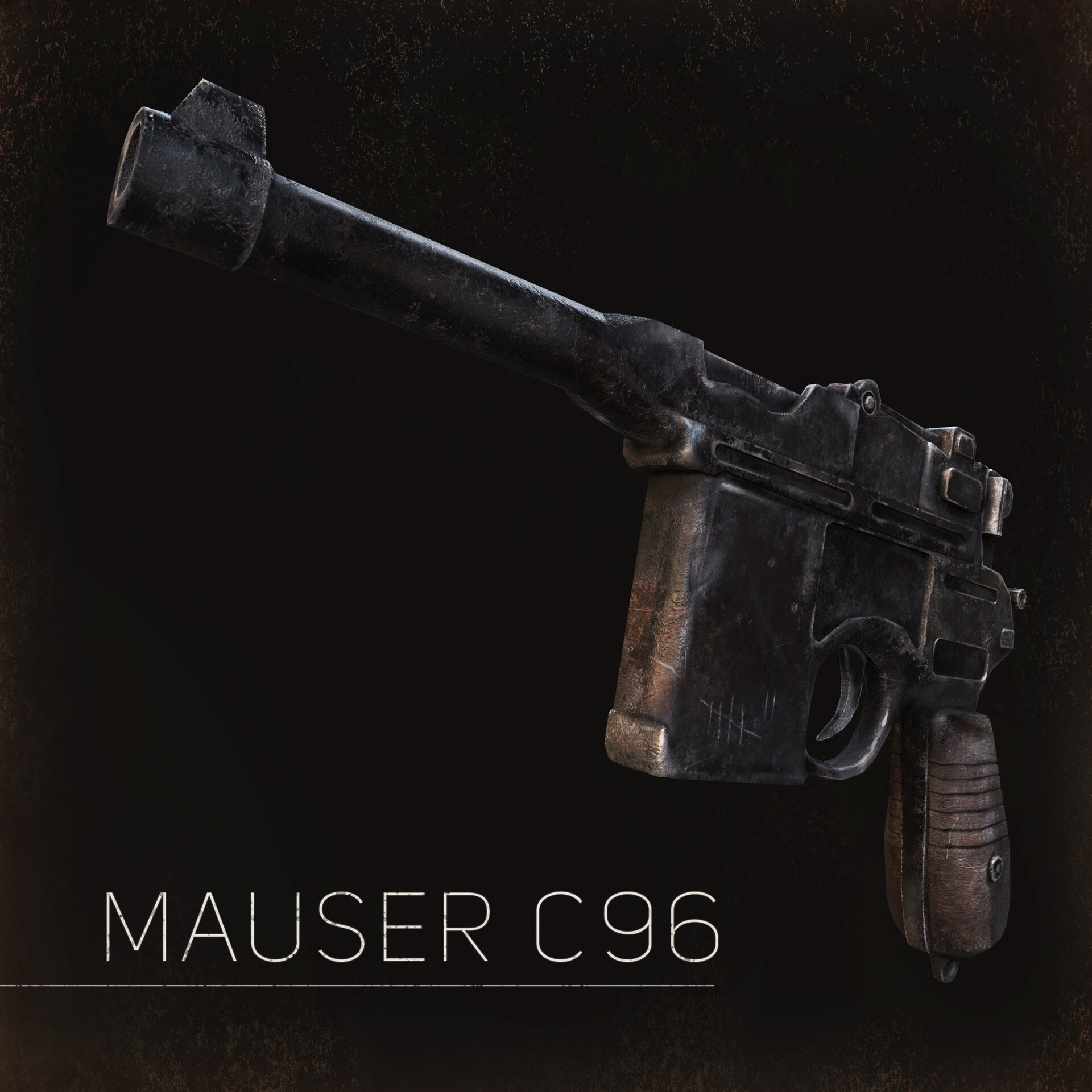 ArtStation - Mauser C96 Pistol