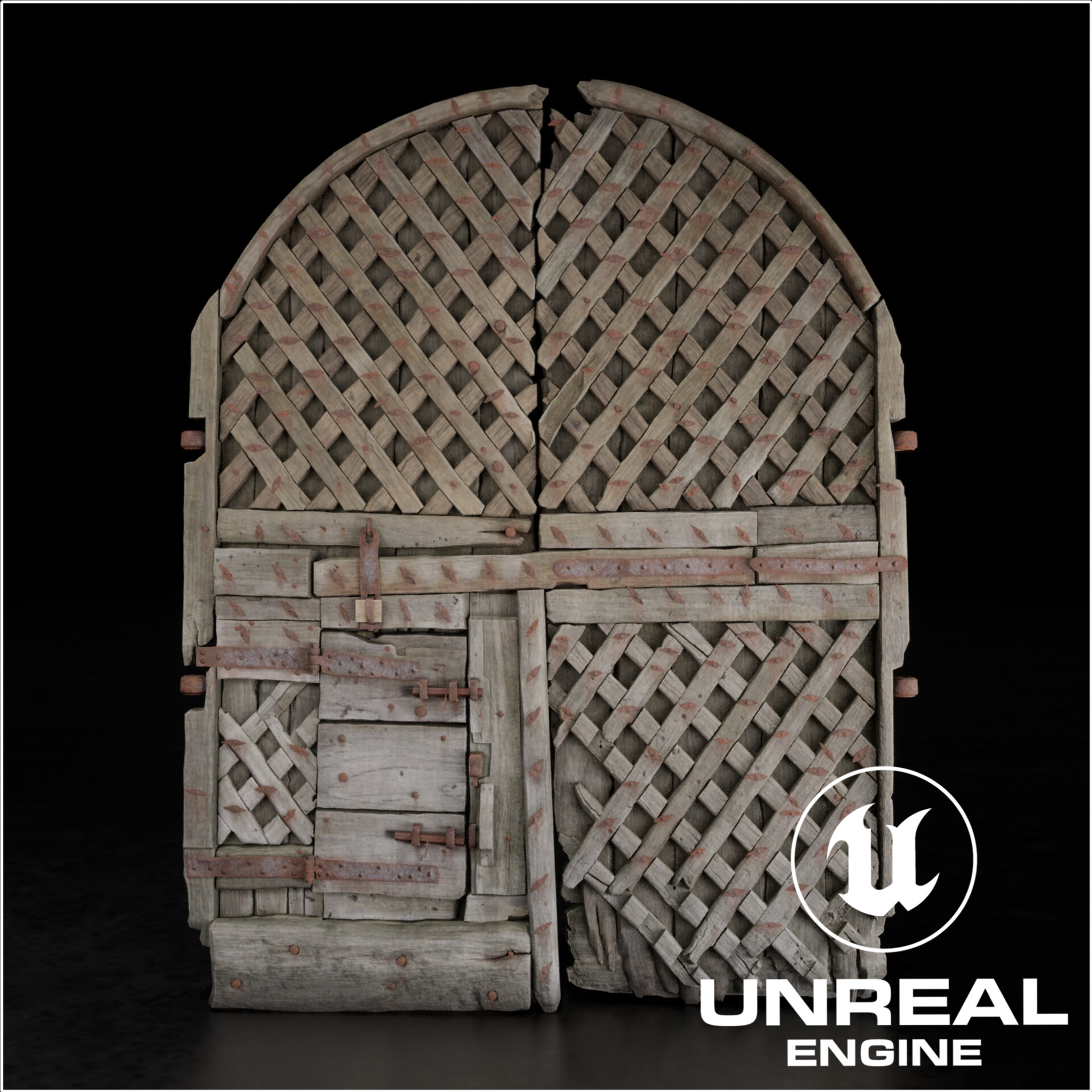 ArtStation - 13th Century Medieval Gate [Game Ready]