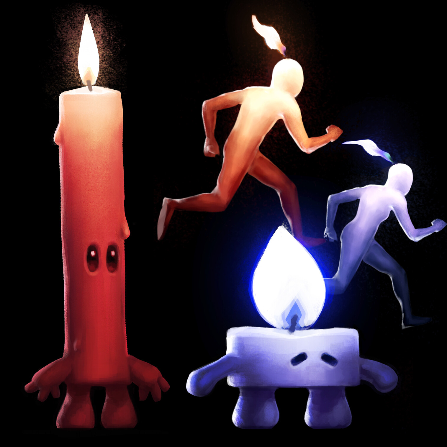 ArtStation - Candle Game Assets