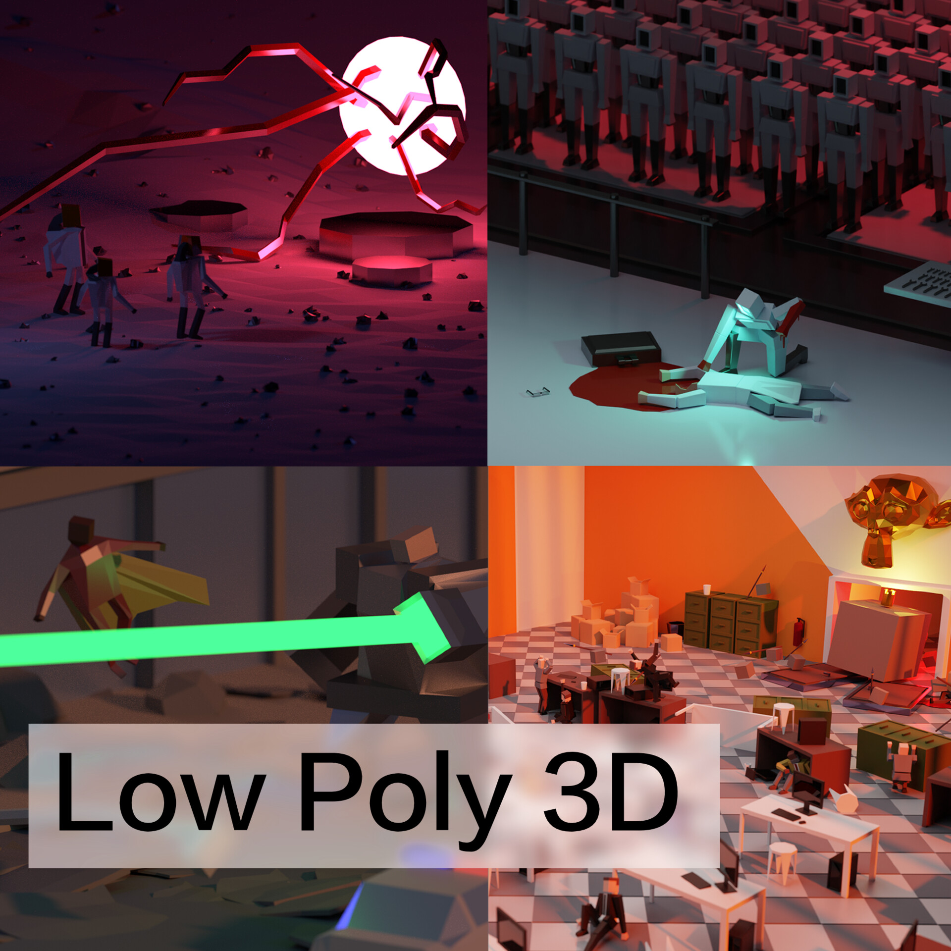 ArtStation - Low Poly Scenes