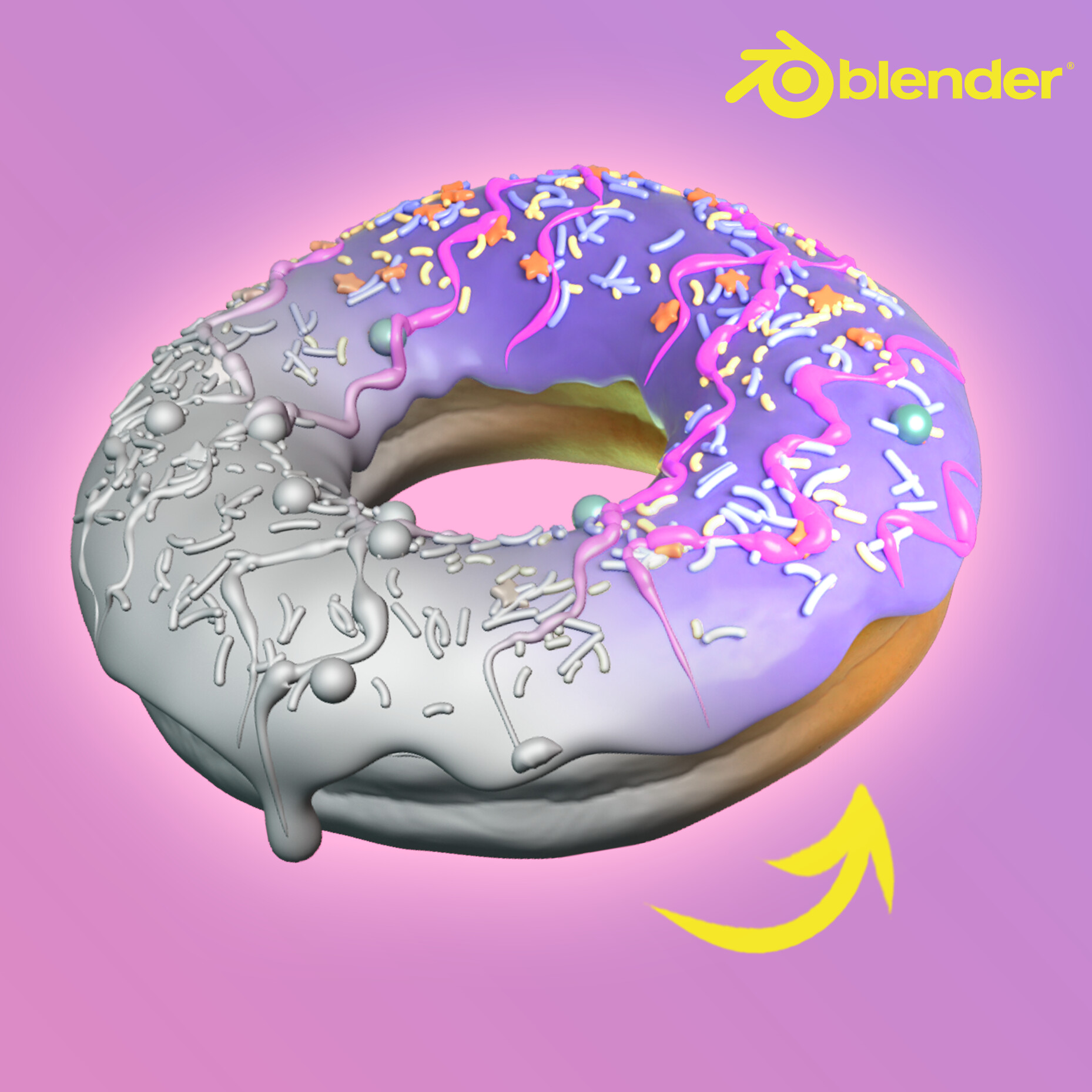 ArtStation - Doughnut Generator in Blender (Geometry Nodes for ...