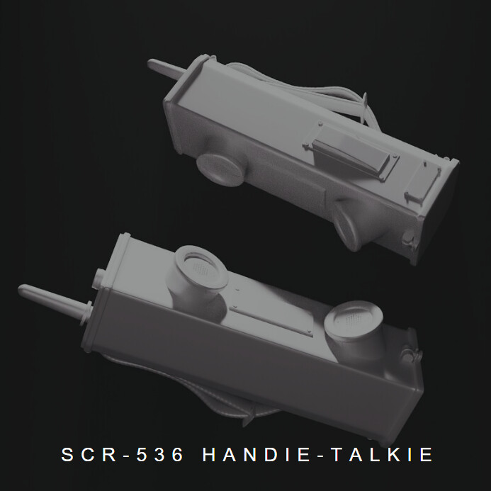 ArtStation - SCR-536 Handie-Talkie