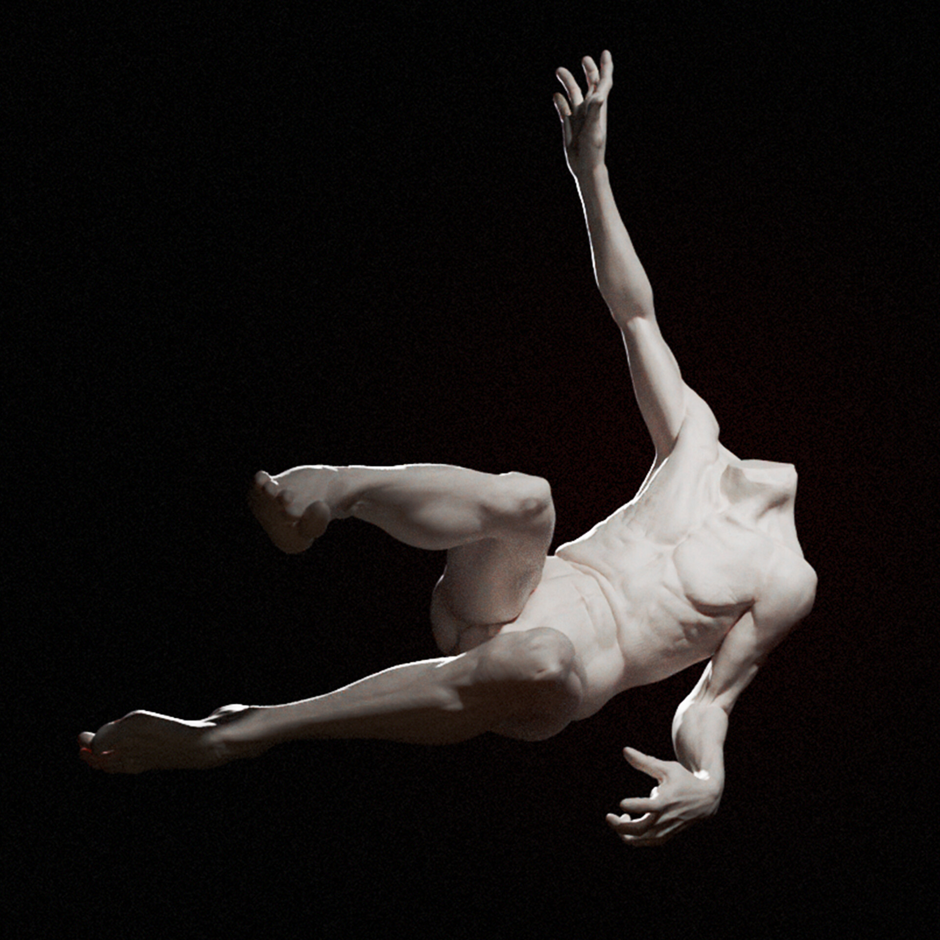 ArtStation - Falling - Anatomy Study
