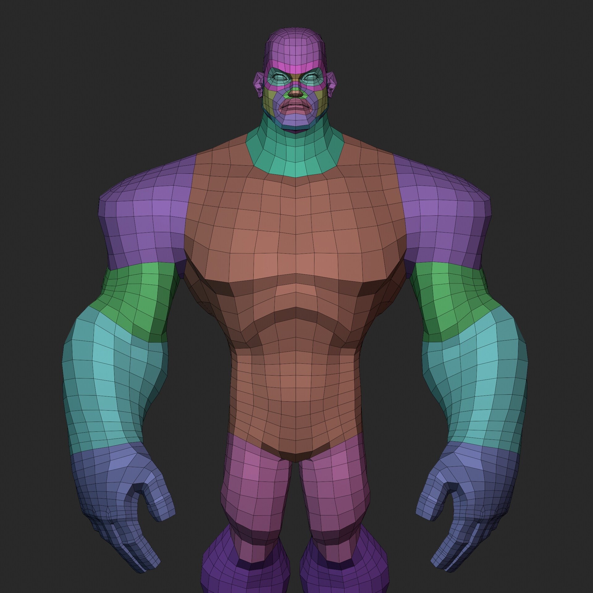 ArtStation - Stylized Infinity Heavy Basemesh