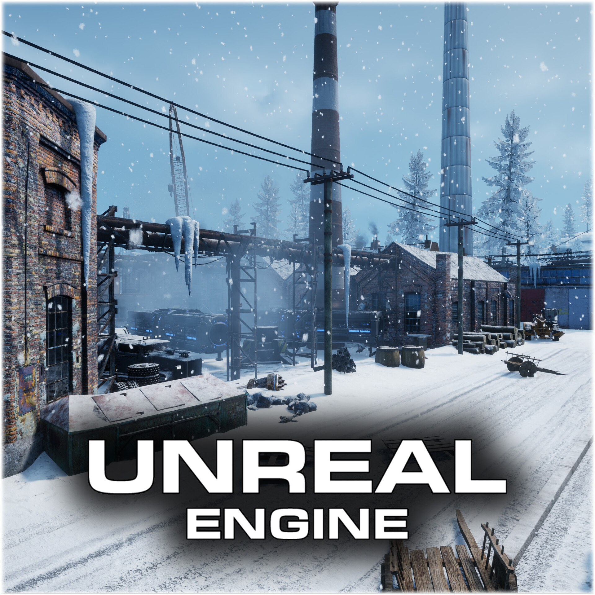 ArtStation - Frostwood Camp | Level Design