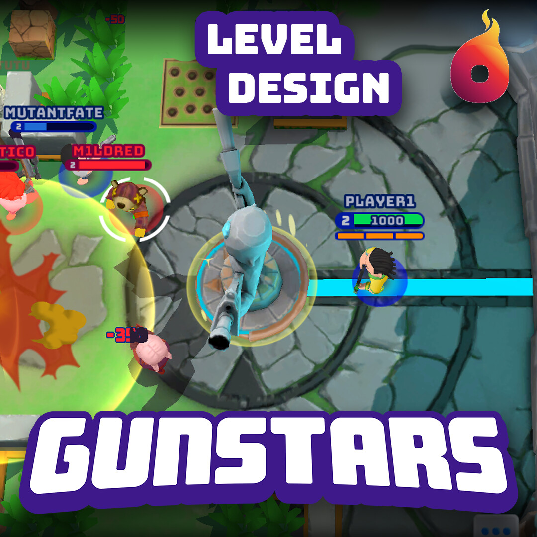 ArtStation - Gunstars - Level Design - Rush Game Mode