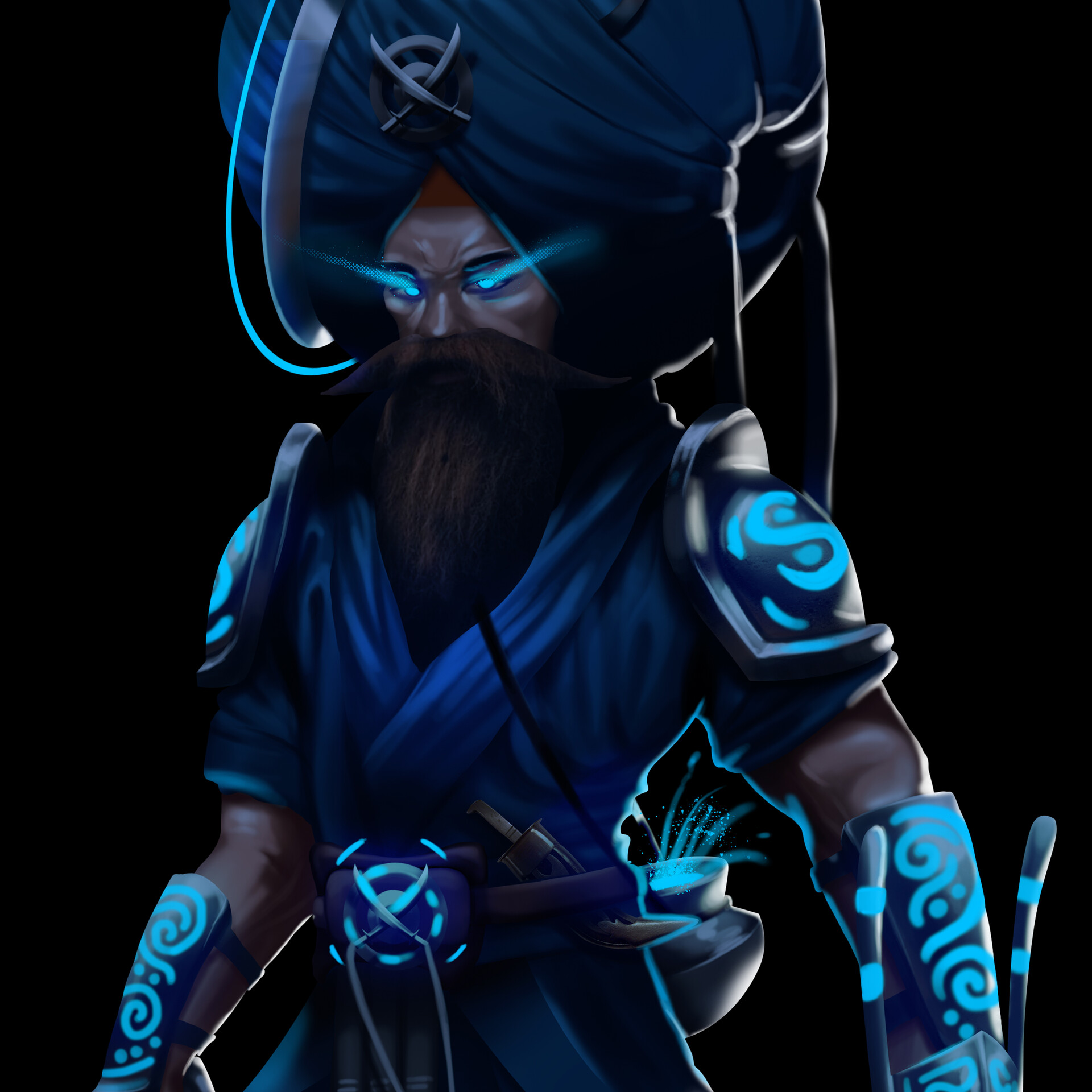 ArtbyShaantanu - A Sikh Warrior Concept