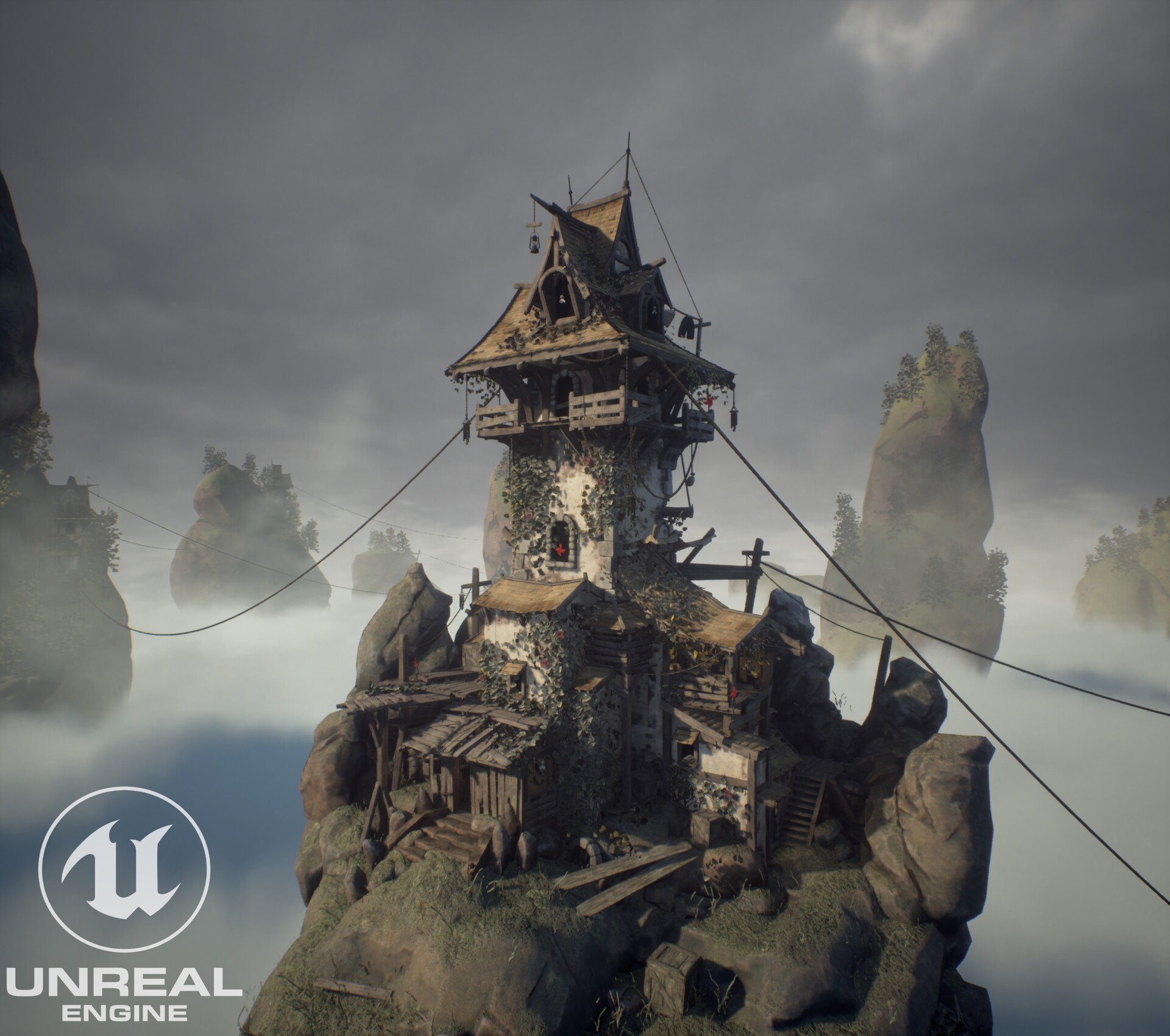 ArtStation - Diorama watchtower