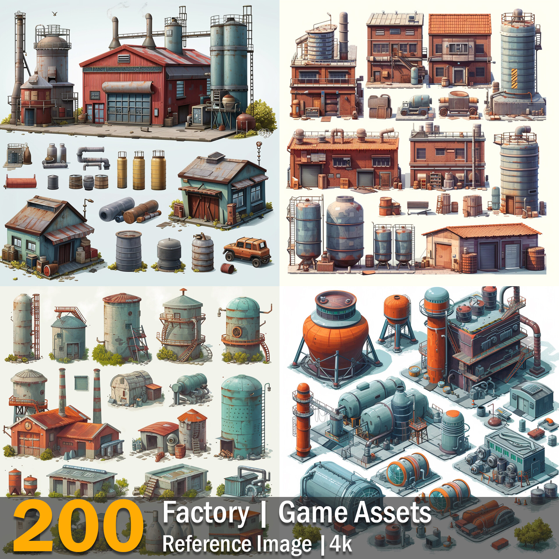 ArtStation - Factory | Game Assets | Reference Images | 4K