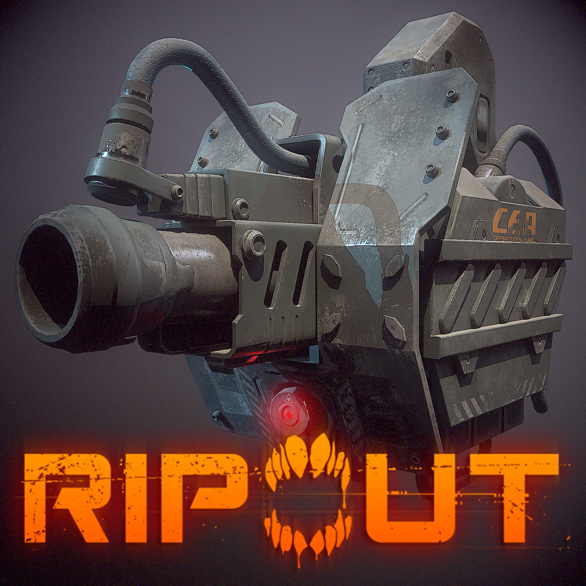 ArtStation - Blaster Turret