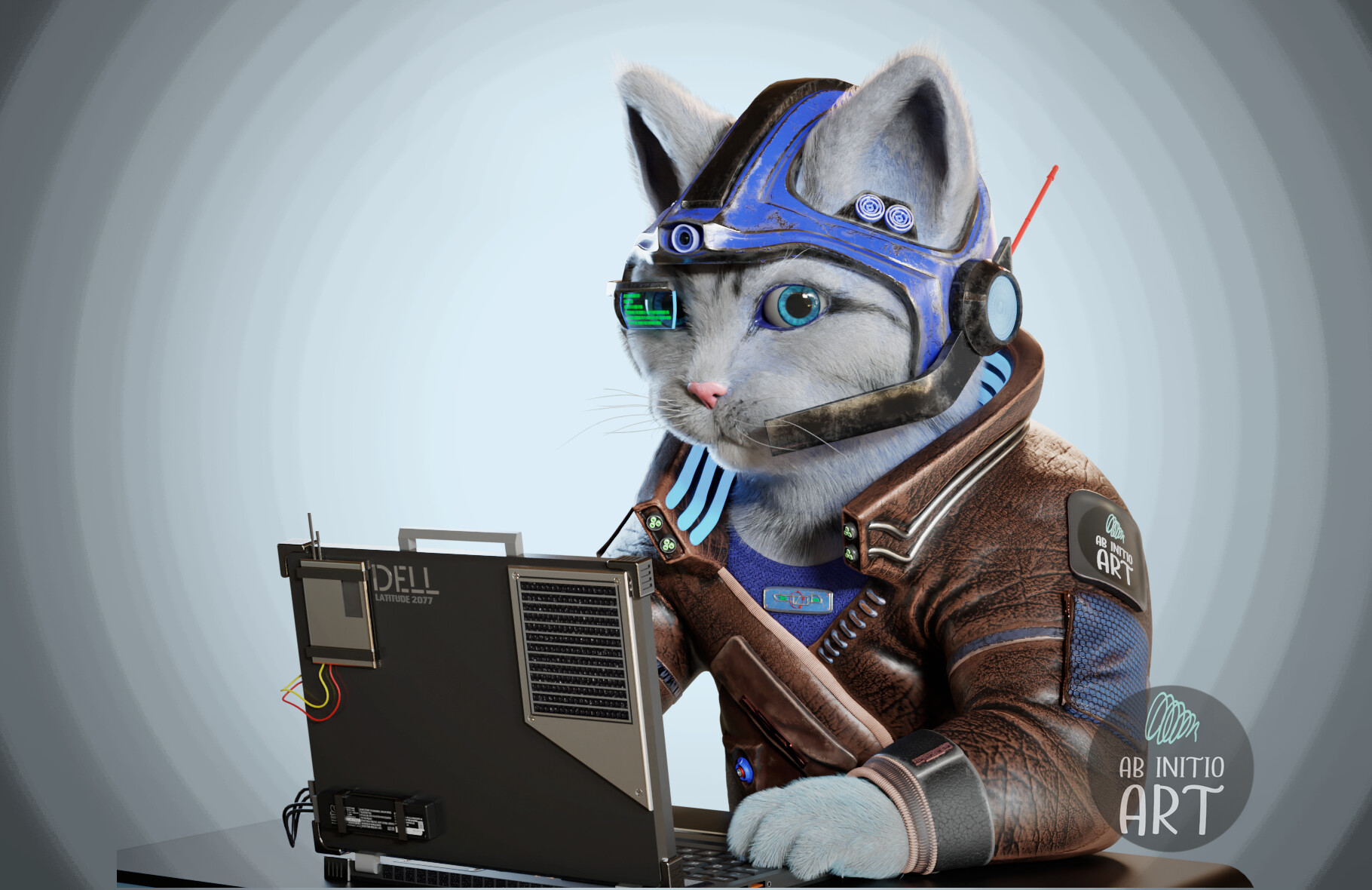 ArtStation - Cyber Cat